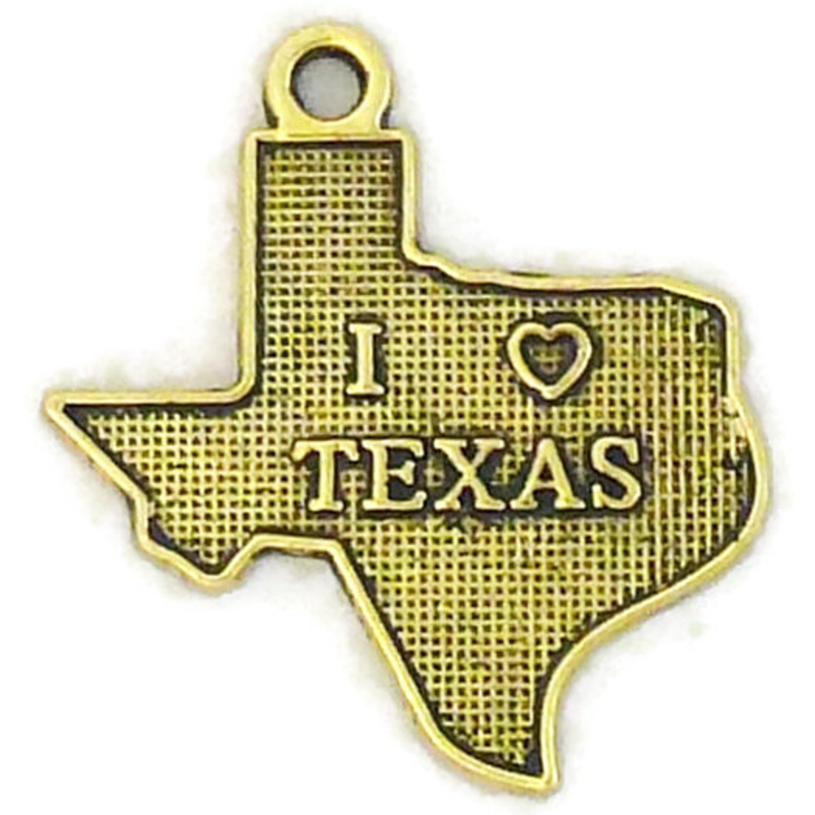 10 Gold Texas Charm Pendant 22x20mm by TIJC SP1105 - Etsy UK