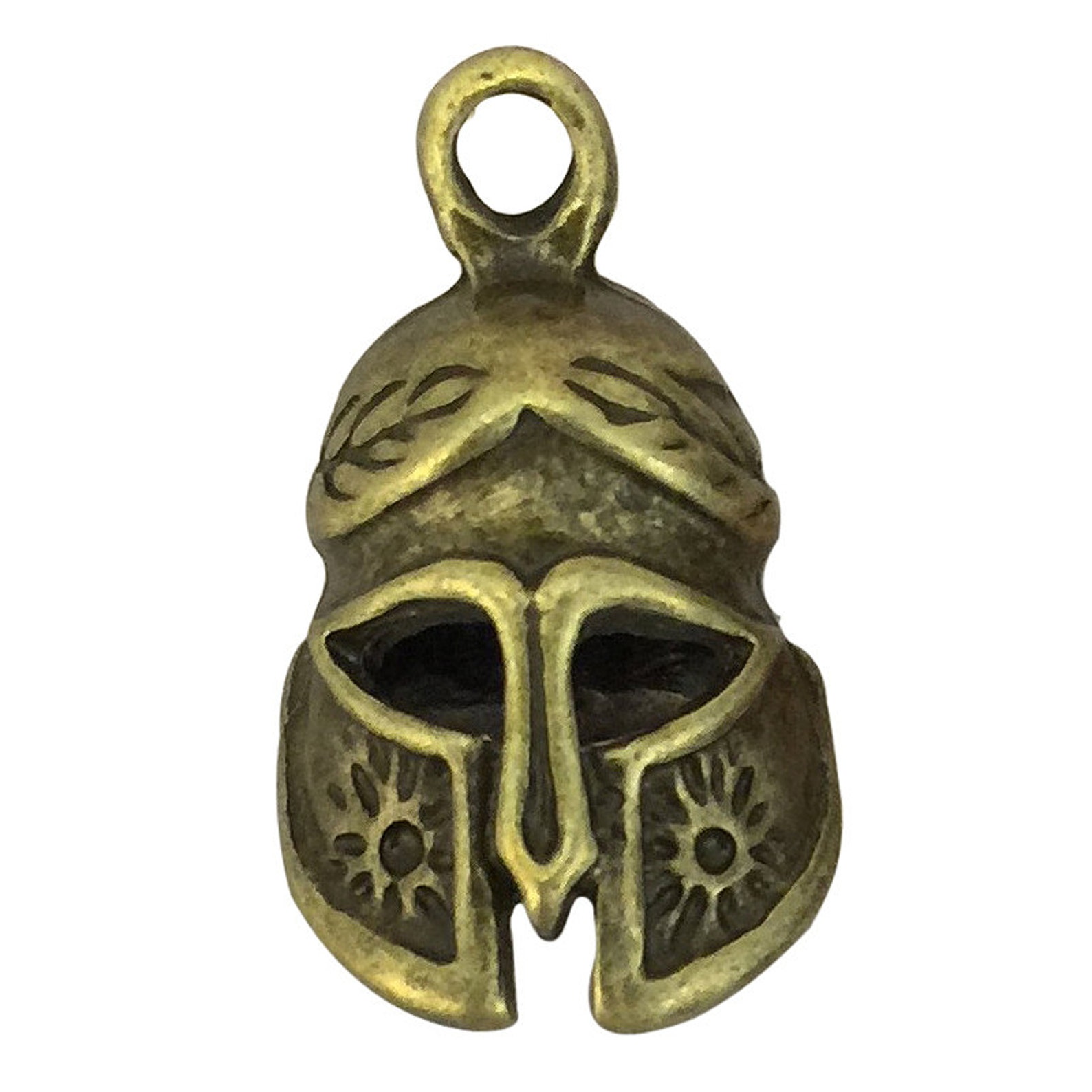 1 Spartan Helmet Charm Trojan Pendant Bronze by TIJC SP1445 | Etsy