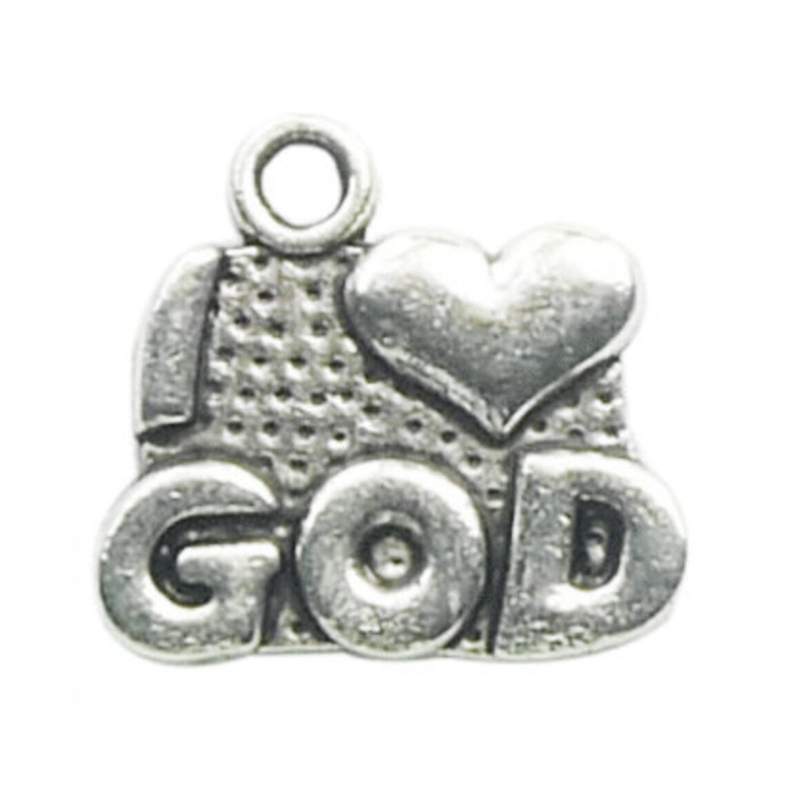 BULK 40 I Love God Charms by TIJC SP0944B - Etsy
