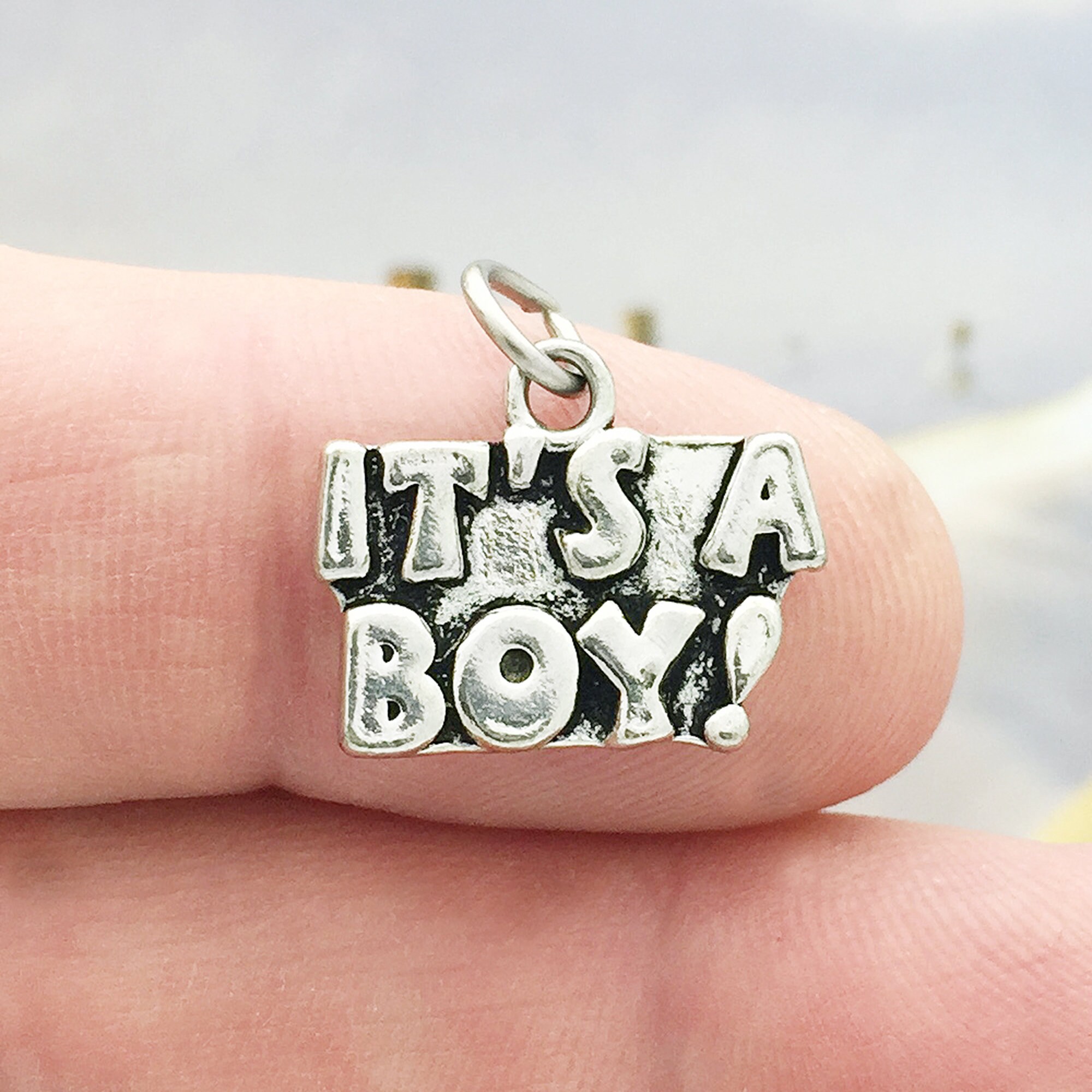 5 Its a Boy Silver Baby Charm by TIJC SP0159 - Etsy