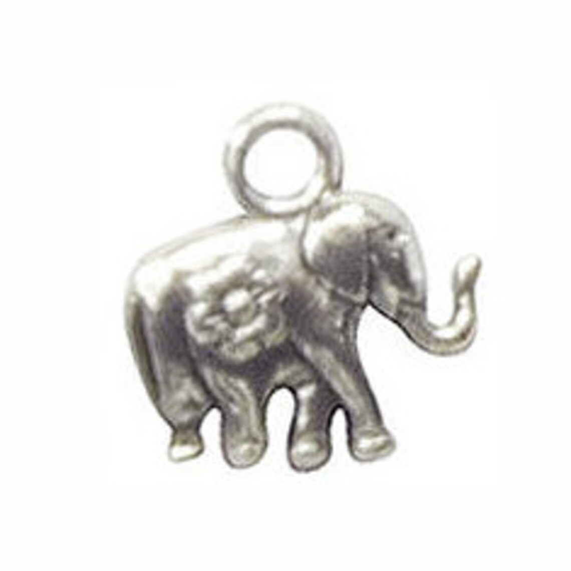 BULK 60 Small Elephant Charm Silver by TIJC SP0287B | Etsy