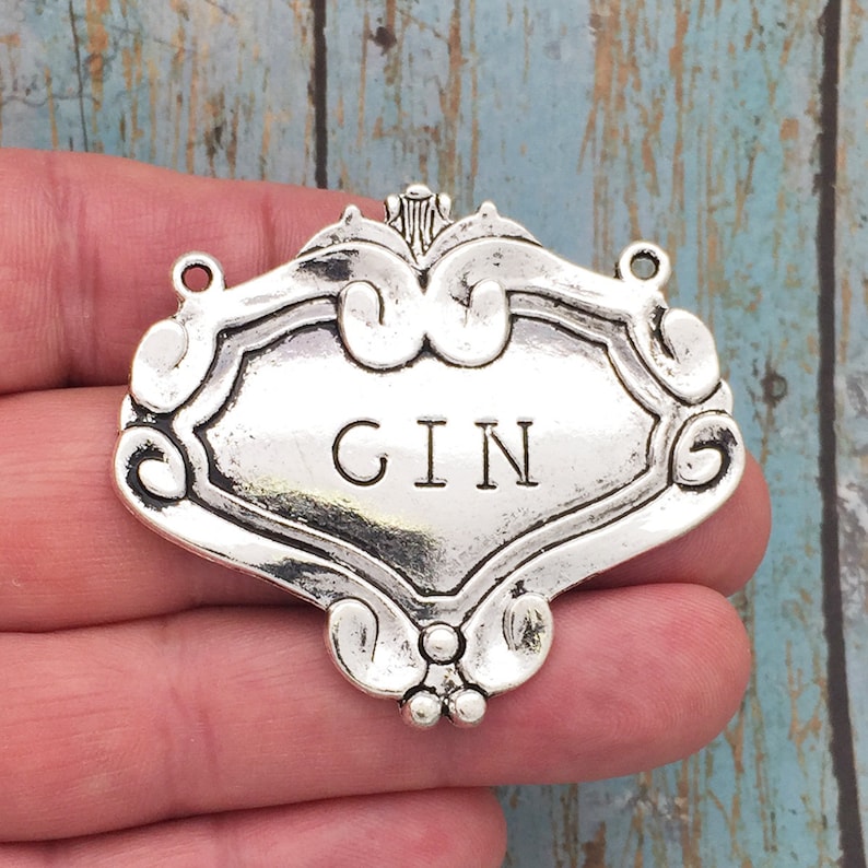 BULK 5 Gin Decanter Label Silver by TIJC SP0661B - Etsy