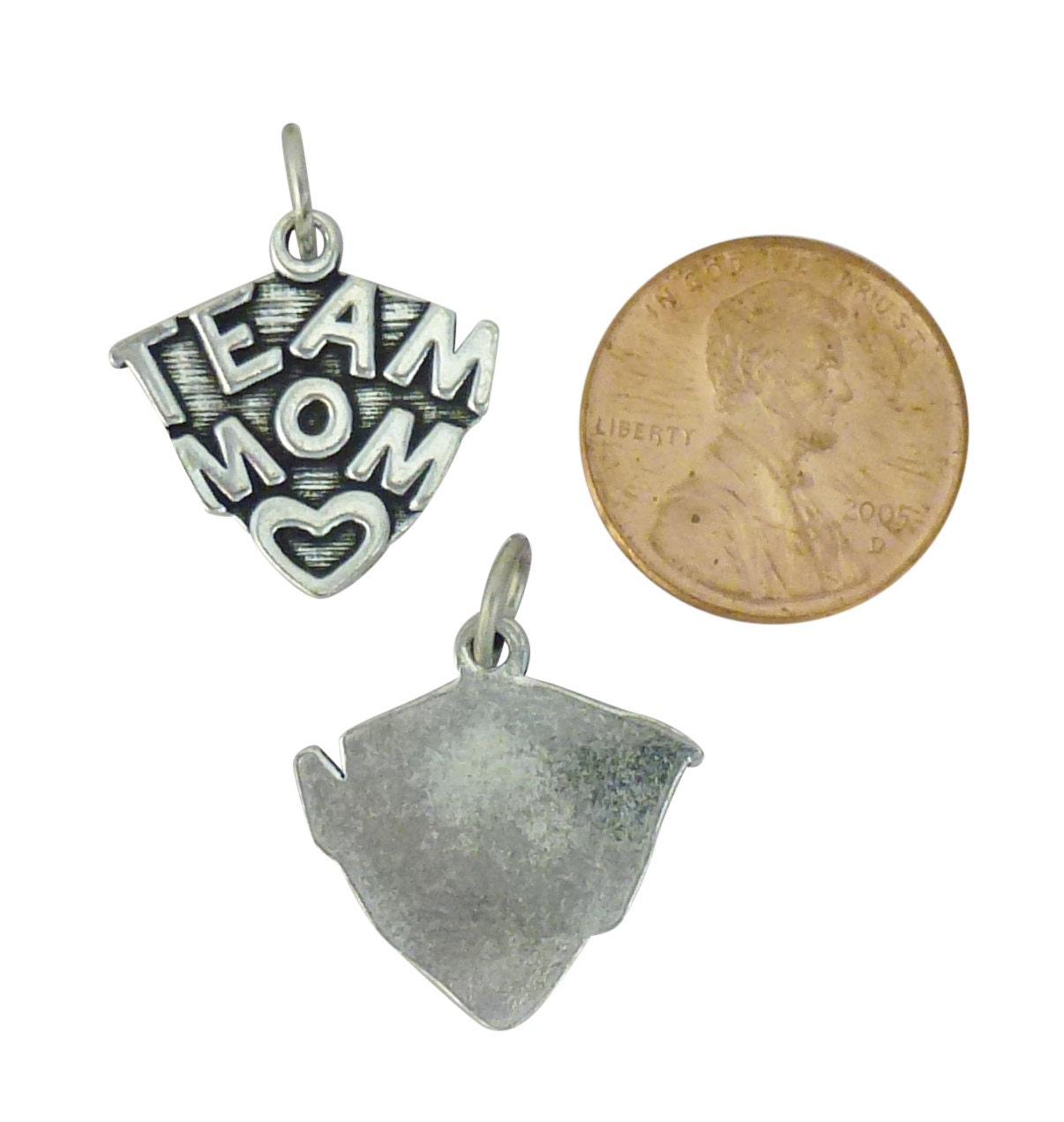 5 Team Mom Charm Silver 19x19mm by TIJC SP0462 - Etsy