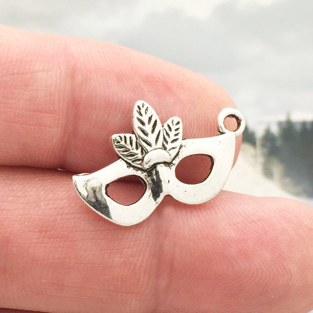 BULK 30 Mardi Gras Mask Charm by TIJC SP0802B - Etsy