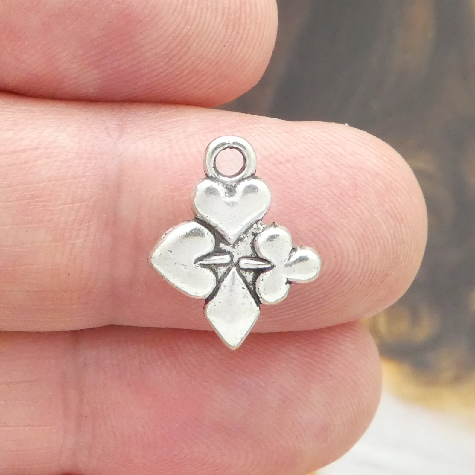 12 Playing Card Charm Gambling by TIJC SP0914 - Etsy