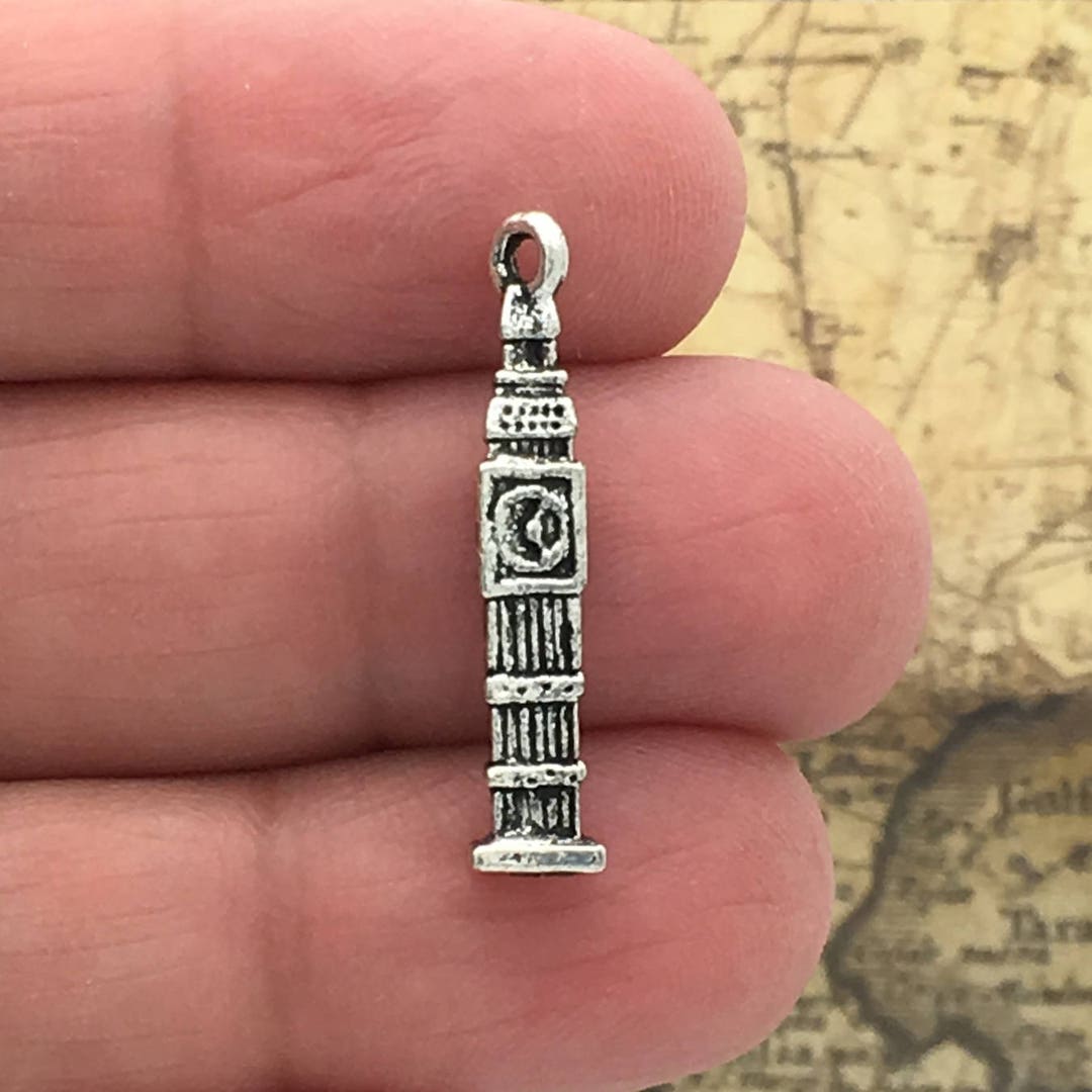 BULK 30 London Big Ben Charm Silver by TIJC SP0092B - Etsy