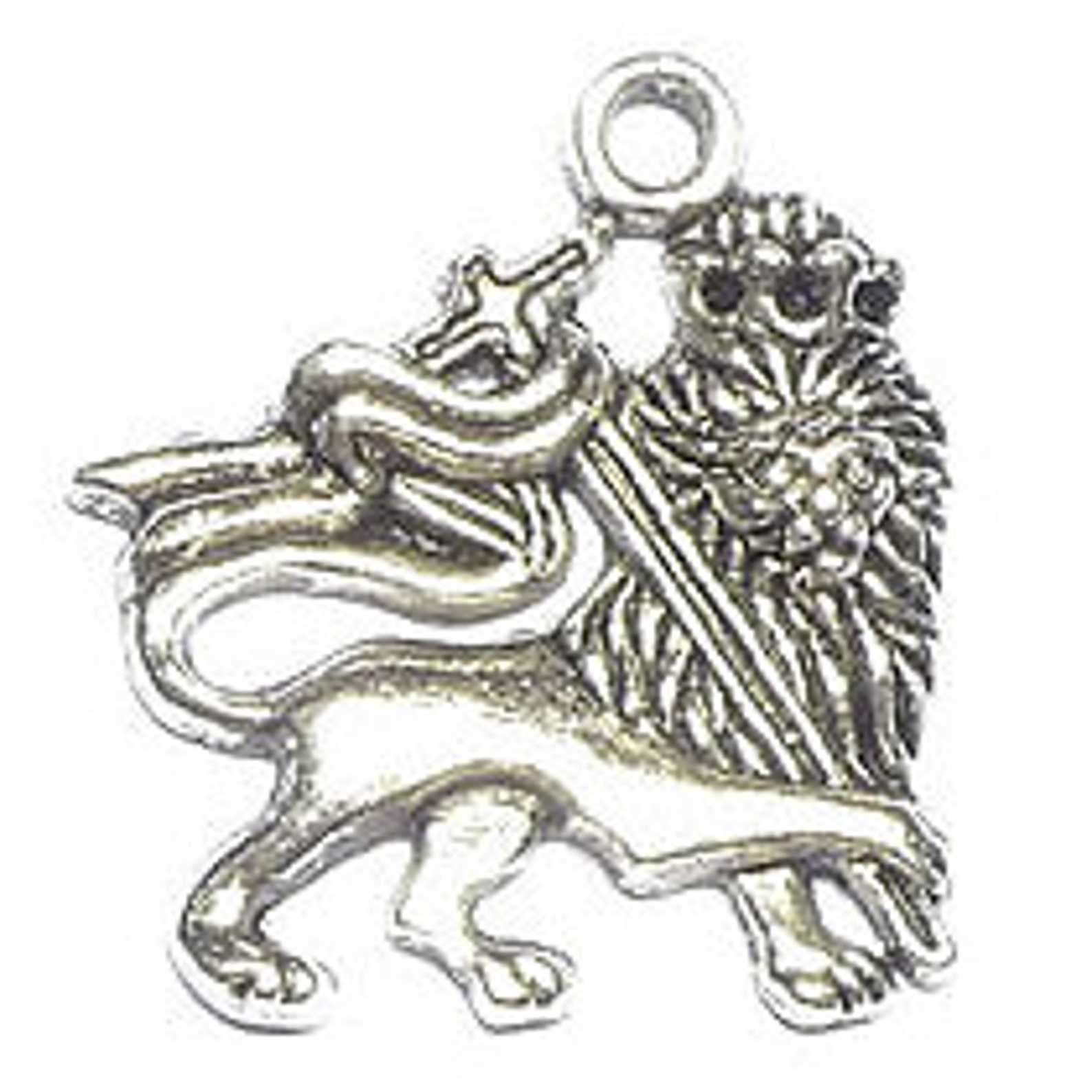6 Lion Charm Pendant Silver by TIJC SP0581 - Etsy Singapore