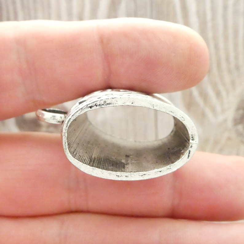 1 Silver Jewelry Bails Extra Large 38x40mm by TIJC SP0855 - Etsy