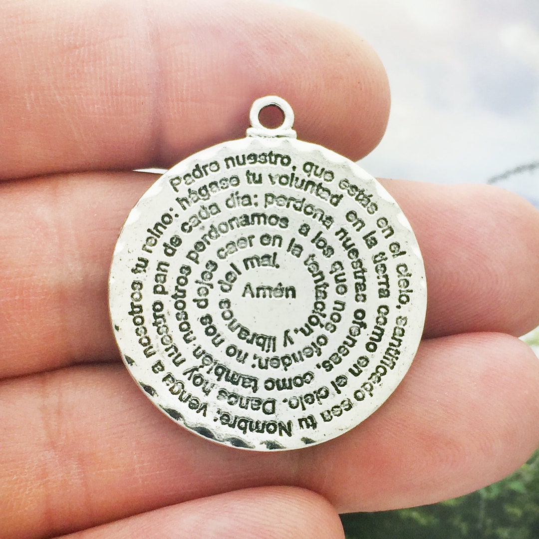 BULK 6 Spanish Lords Prayer Pendant by TIJC SP1144B - Etsy