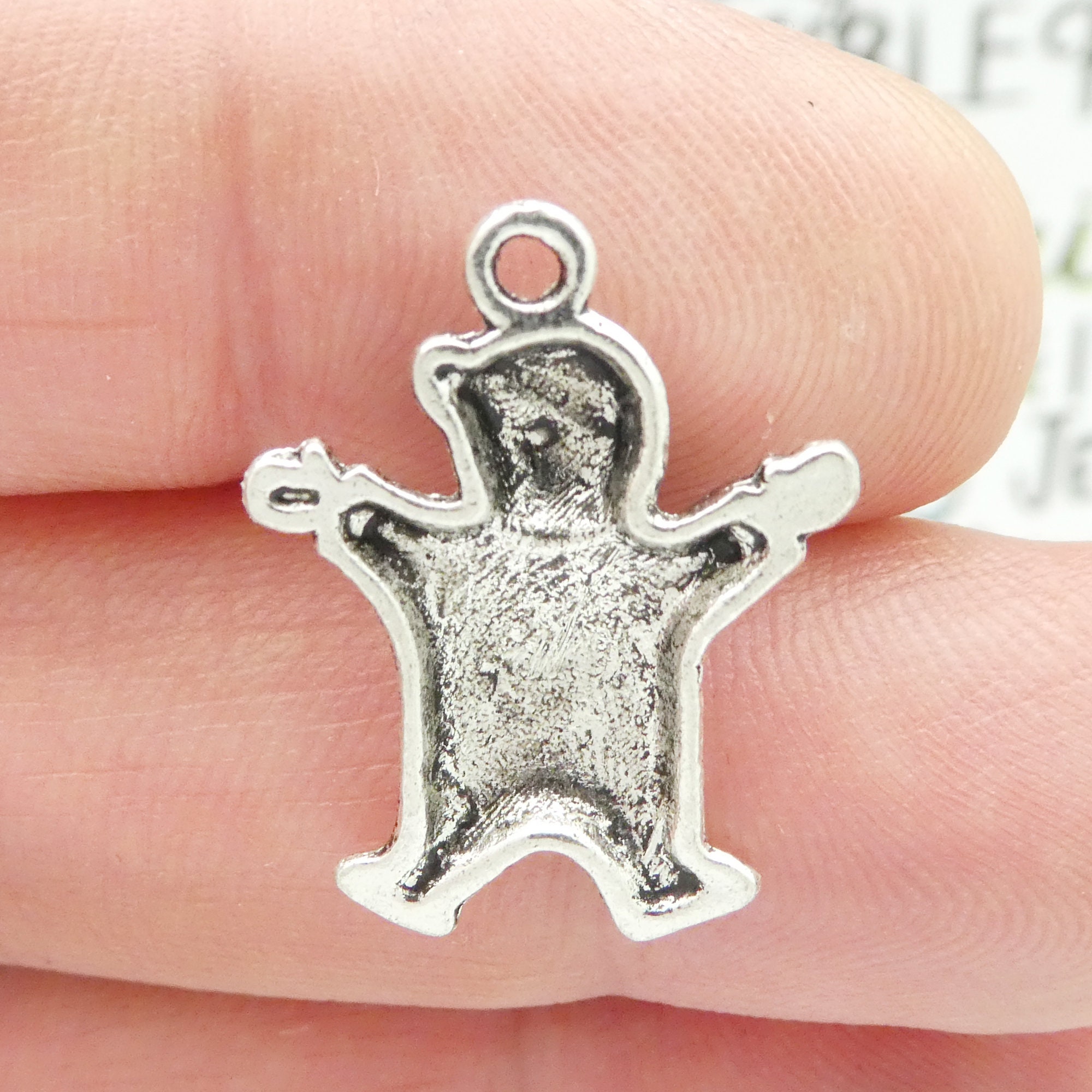 12 Little Boy Charm Pendant Silver by TIJC SP0667 - Etsy