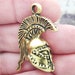 1 Trojan Helmet Charm Spartan Pendant Gold by TIJC SP1444 - Etsy