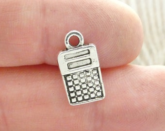 20pcs Math Charms Protractor and Triangle Charms Antique Silver Tone ...