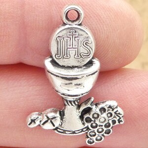 3 First Communion Charm Silver by TIJC SP1824 - Etsy