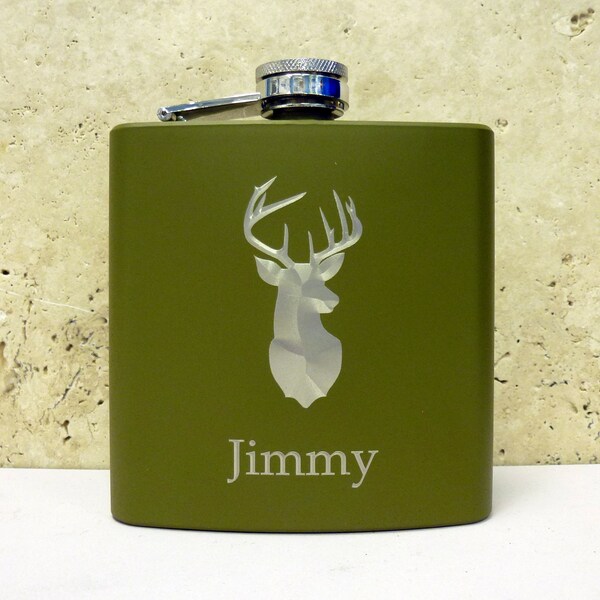 Hunting Flask - Etsy