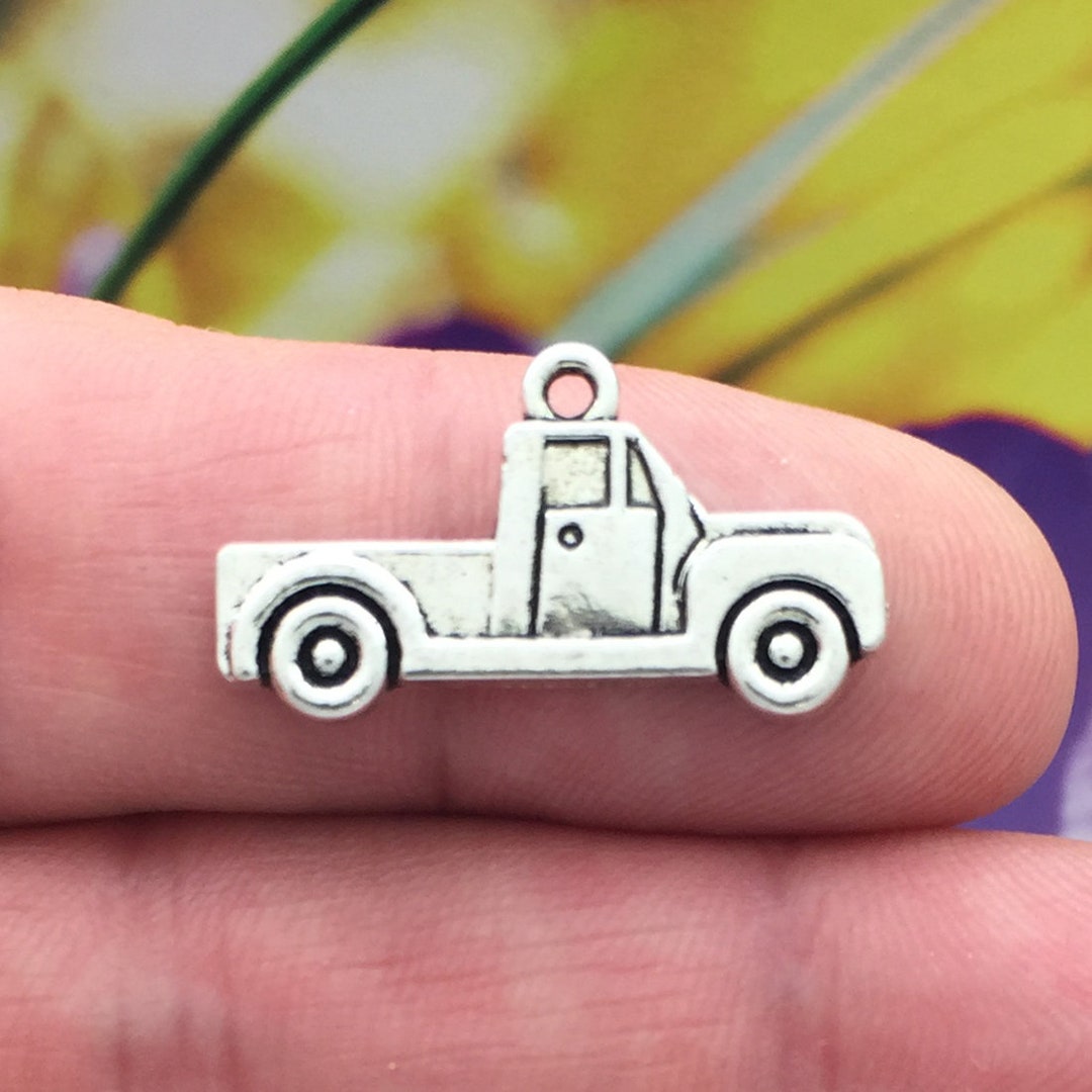 8 Pickup Truck Charm Silver by TIJC SP0597 - Etsy