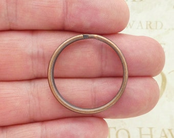 Copper Key Ring - Etsy