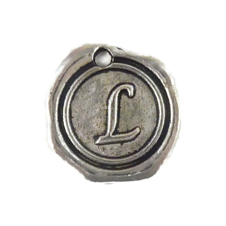 5 Wax Seal Initial Letter L in Silver 19x18mm by TIJC SPWL - Etsy