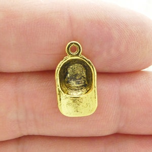BULK 40 Baseball Cap Charm Gold by TIJC SP1948B - Etsy