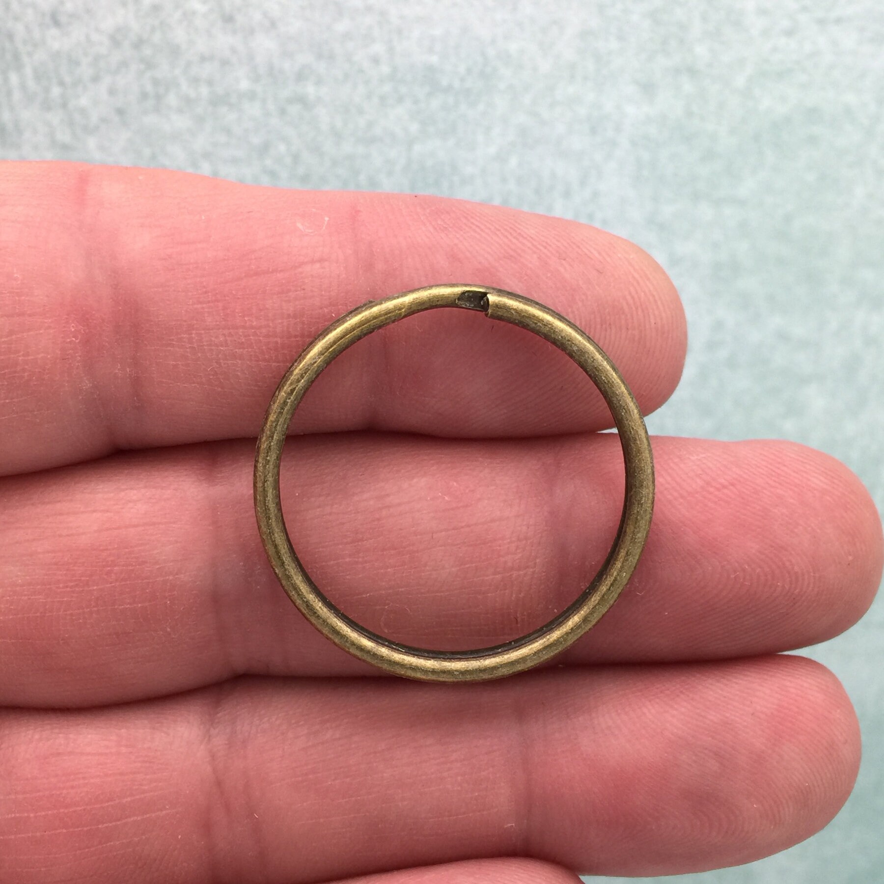 BULK 20 Split Ring Key Chain Bronze 30mm by TIJC BPKR001B | Etsy