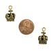 2 Crown Charm Gold by TIJC SP1397 - Etsy