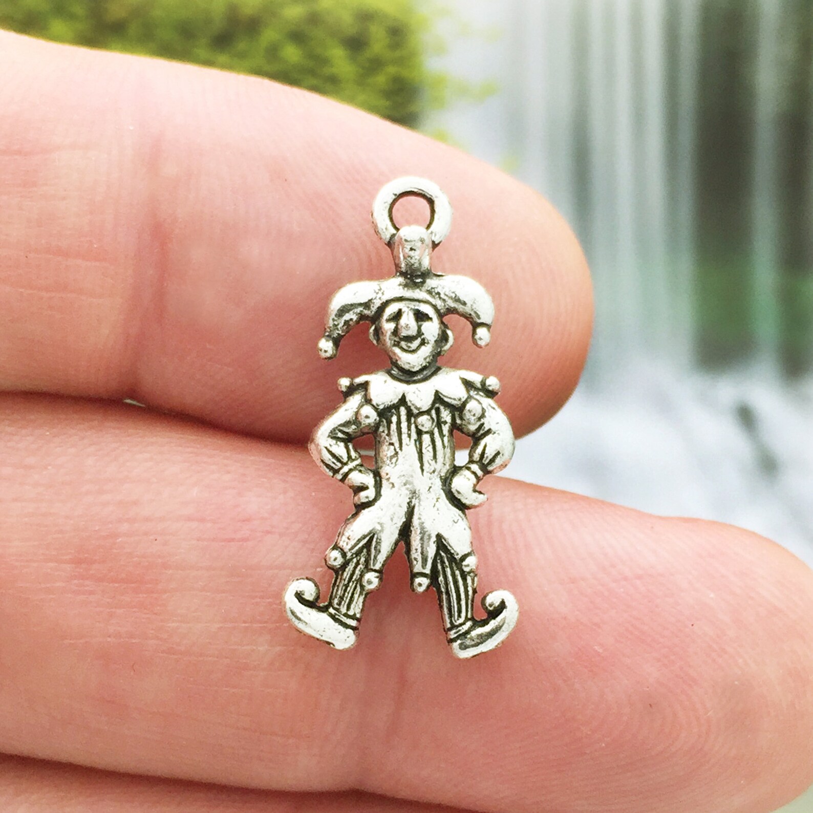6 Jester Charm Joker Pendant by TIJC SP1322 - Etsy