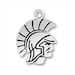 5 Silver Spartan Charm Trojan Pendant 22x15mm by TIJC SP0471 - Etsy