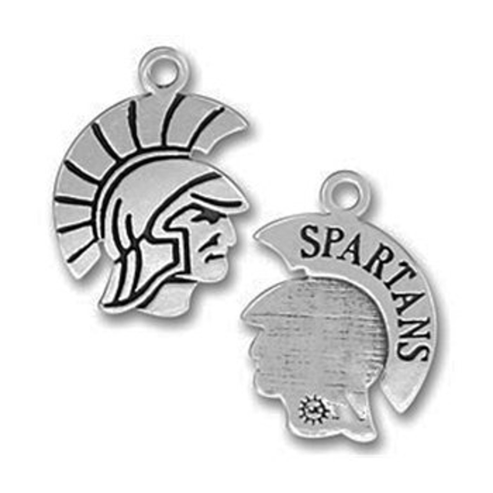 5 Silver Spartan Charm Trojan Pendant 22x15mm by TIJC SP0471 - Etsy