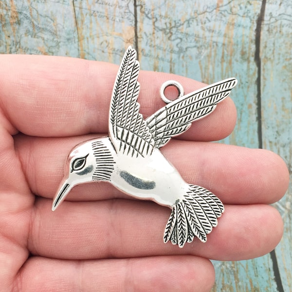 Hummingbird Charm - Etsy