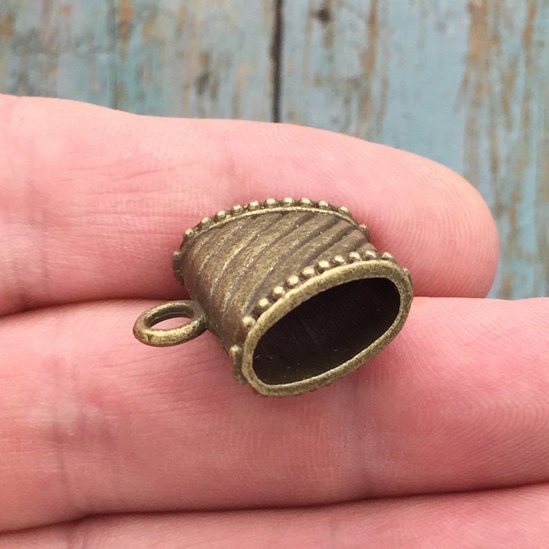 3 Bronze Bails for Pendants Large by TIJC SP1722 - Etsy