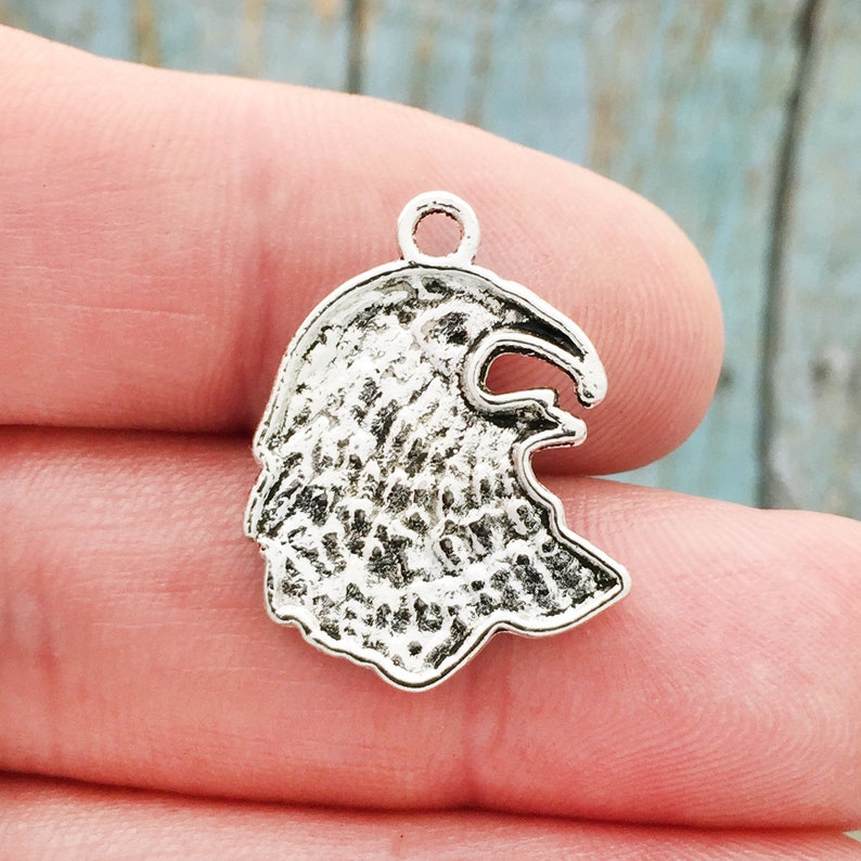 8 Falcon Charm Silver by TIJC SP0627 - Etsy