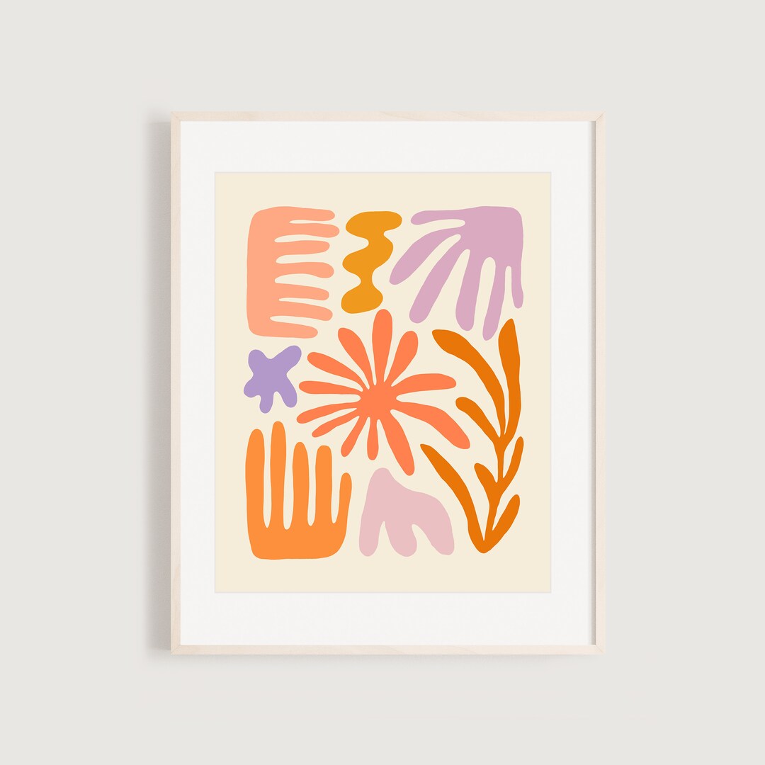 Abstract Shapes Art Print - Etsy