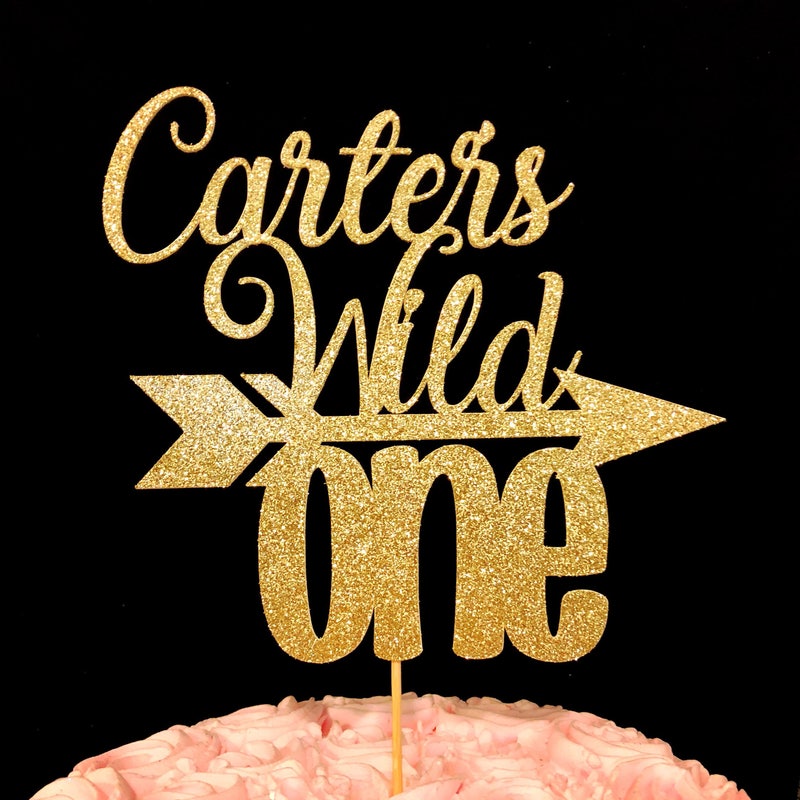 One Cake Topper - Etsy
