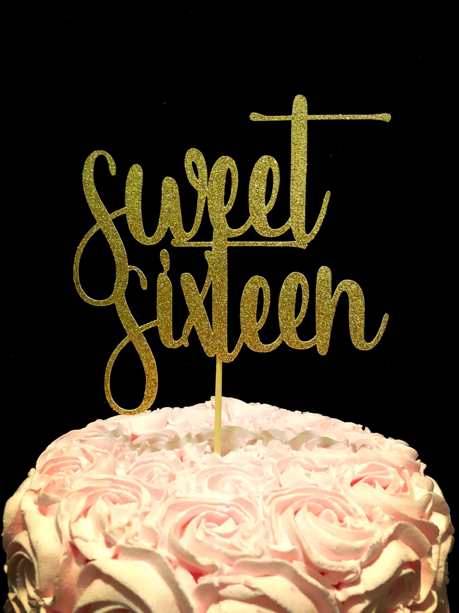Sweet 16 Cake Topper Sweet Sixteen Cake Topper Sweet 16 - Etsy