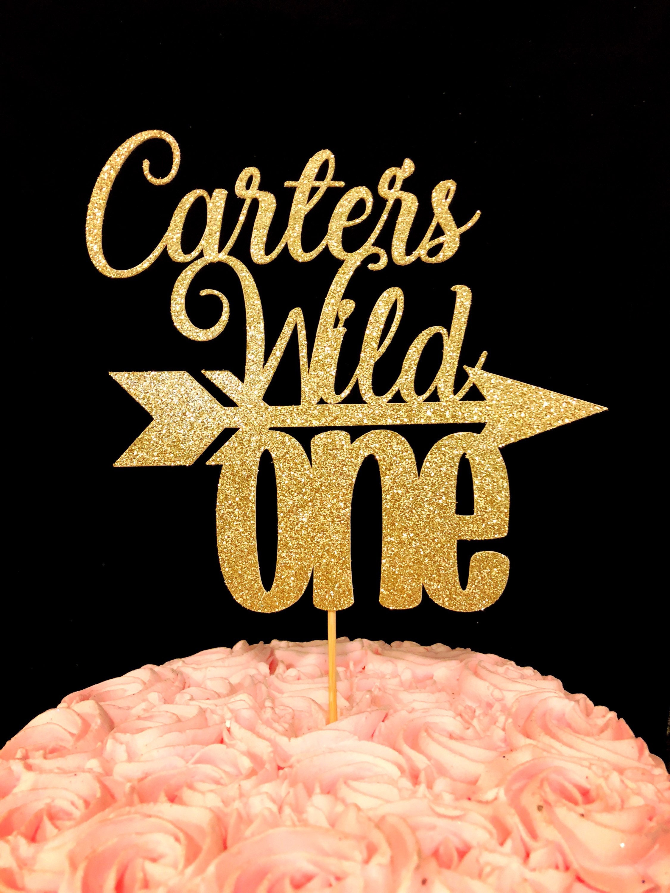 Wild One Cake Topper, Wild One, Wild One Topper, Wild Topper, Cake ...
