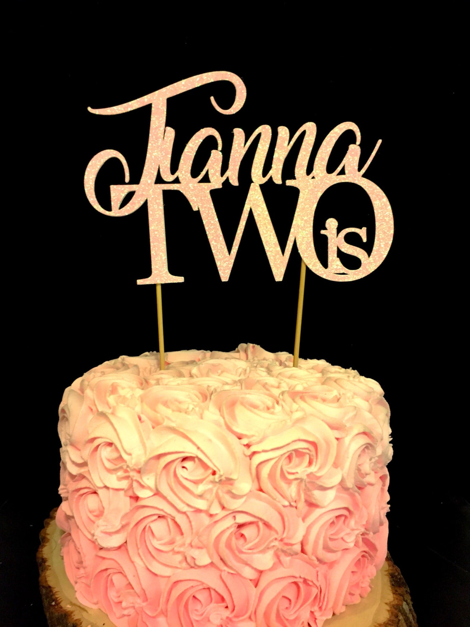 Two Cake Topper 2nd Birthday Cake Topper 2 Cake Topper - Etsy