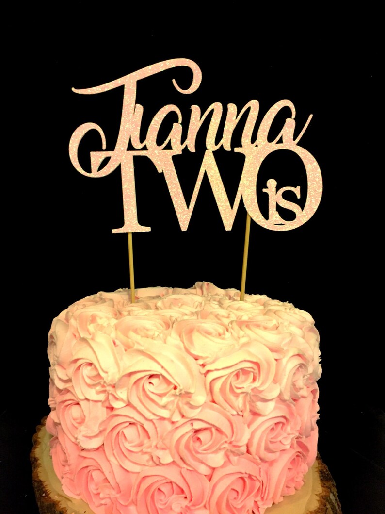 Two Cake Topper 2nd Birthday Cake Topper 2 Cake Topper - Etsy
