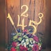 Table Numbers, Centerpiece Numbers, Wedding Table Numbers, Wedding ...
