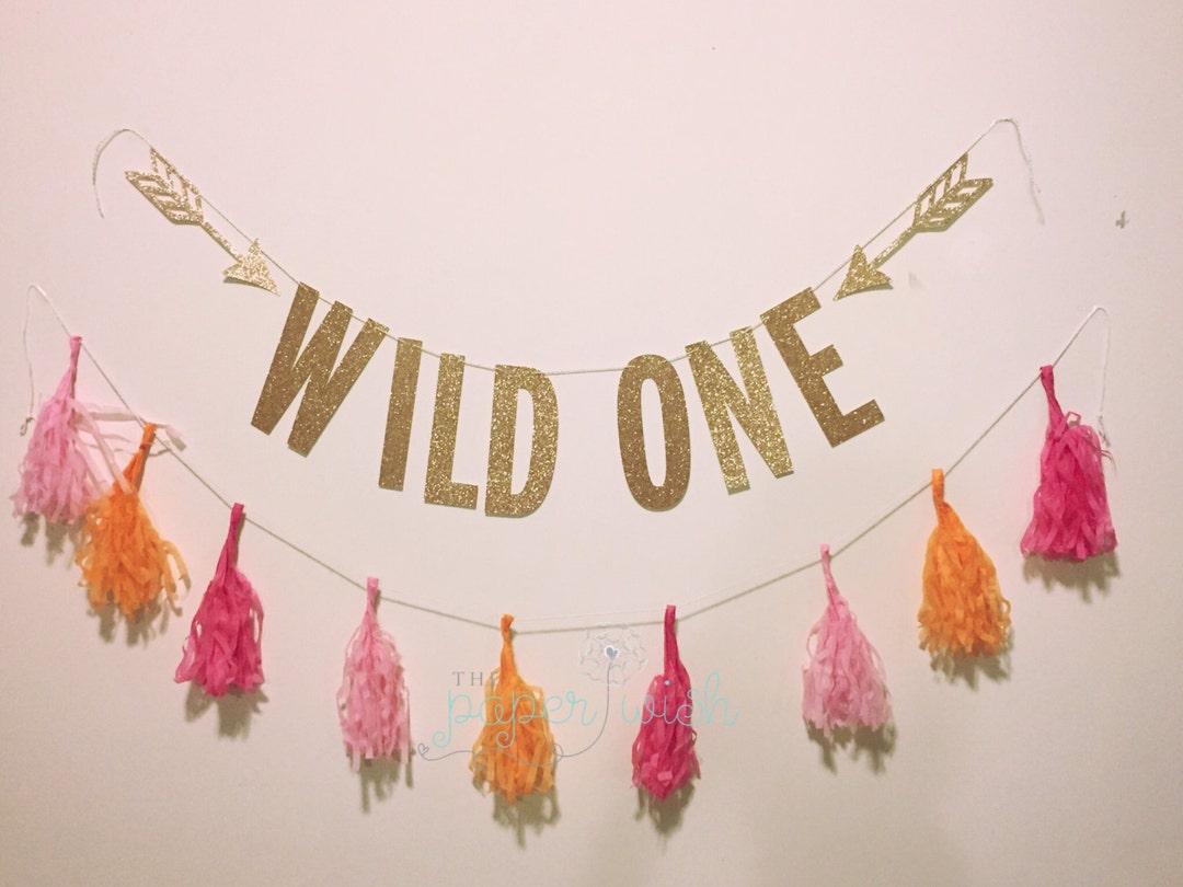 Wild One Banner, Wild One Birthday, 1st Birthday Banner, 1st Birthday ...