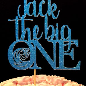 Wave 1st Birthday, Beach Cake Topper, 1st Birthday Cake Topper, Wave ...