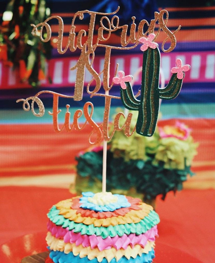 Fiesta Cake Topper Fiesta Topper Personalized Fiesta Cake - Etsy Australia