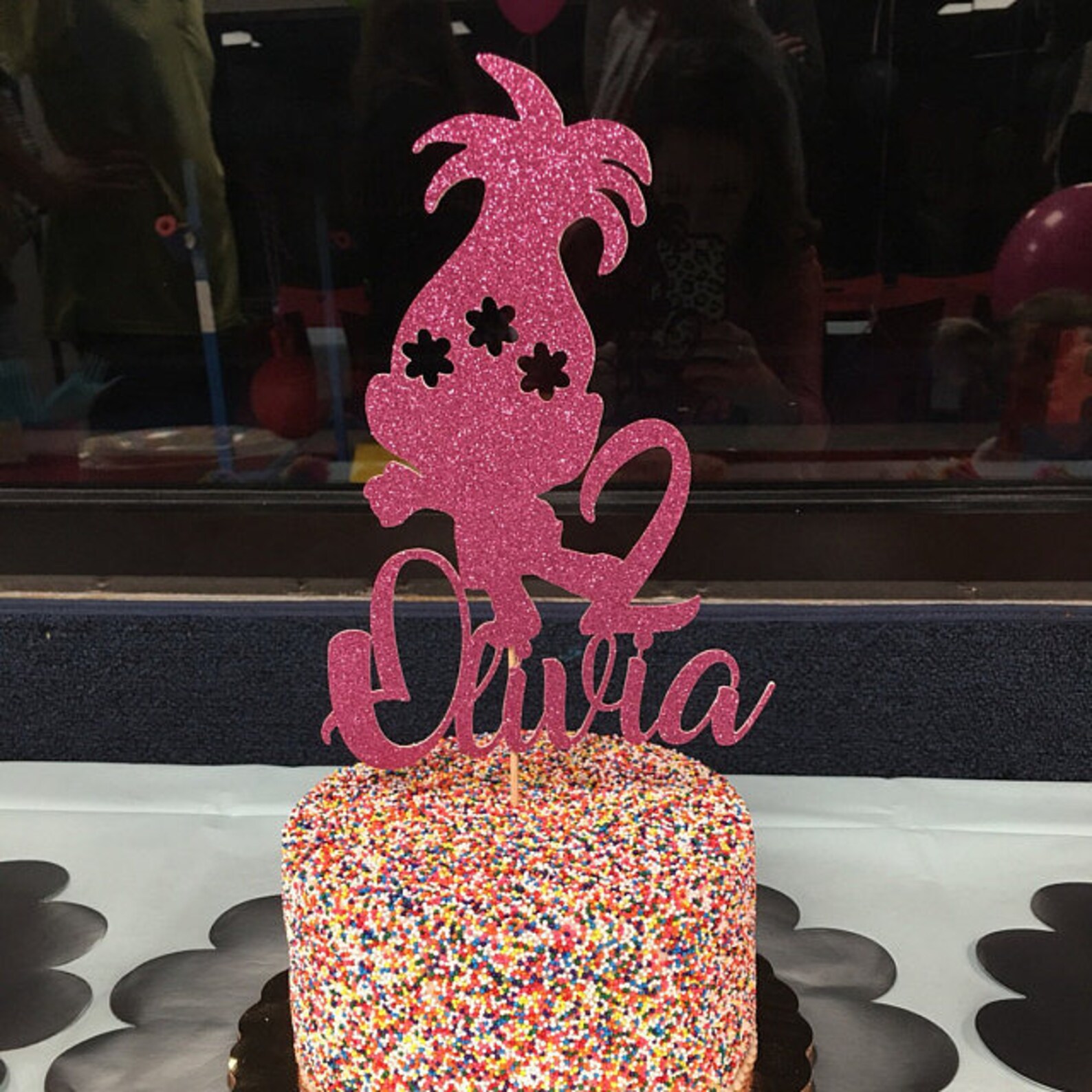 Troll Cake Topper Troll Birthday Cake Topper Troll | Etsy