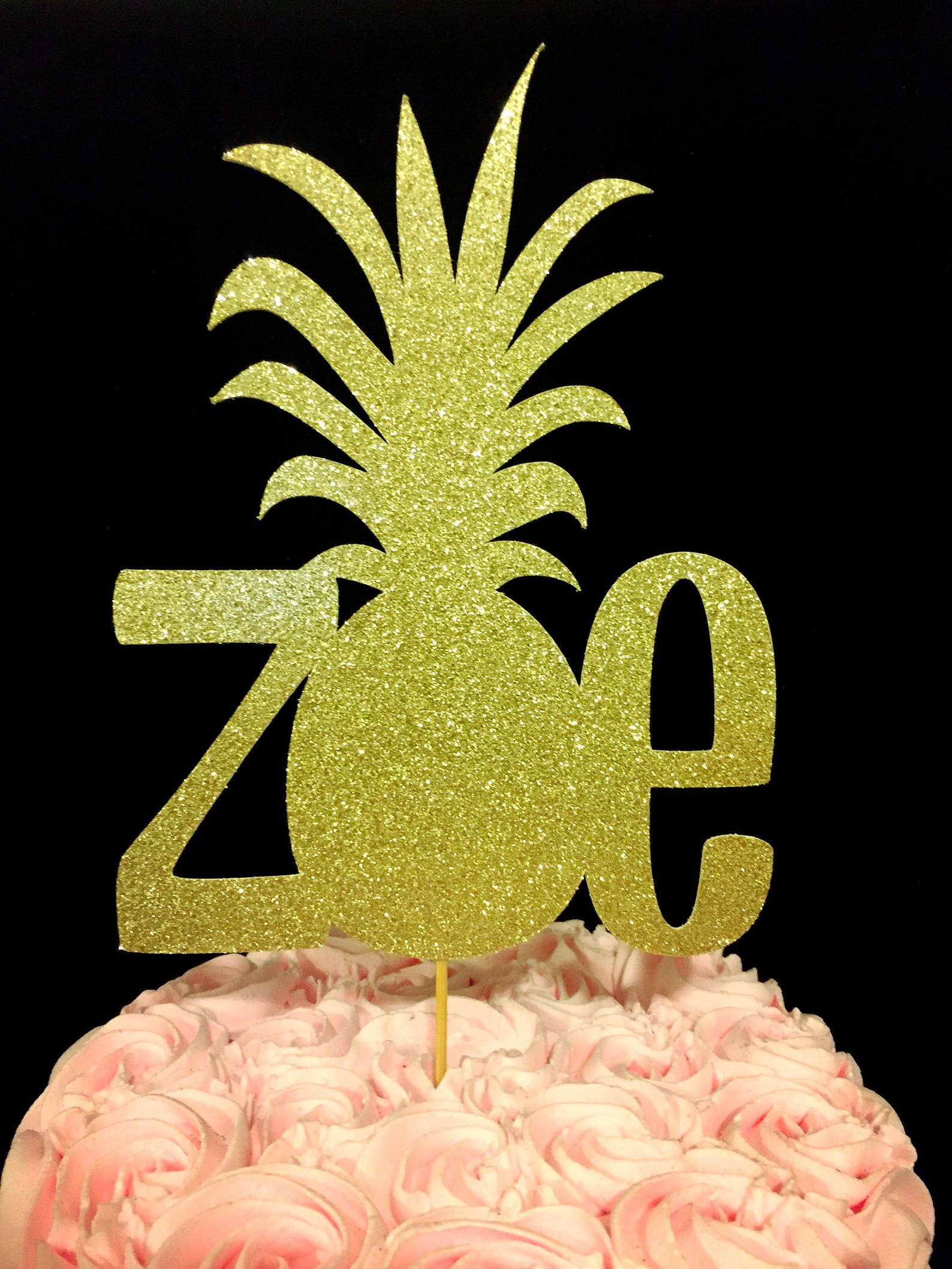 Pineapple Cake Topper Pineapple birthday Pineapple | Etsy