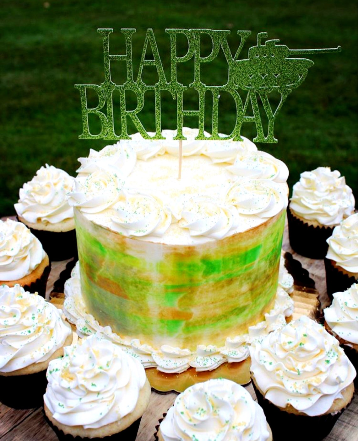 Army Birthday Cake Topper Army Cake Topper Military Cake - Etsy