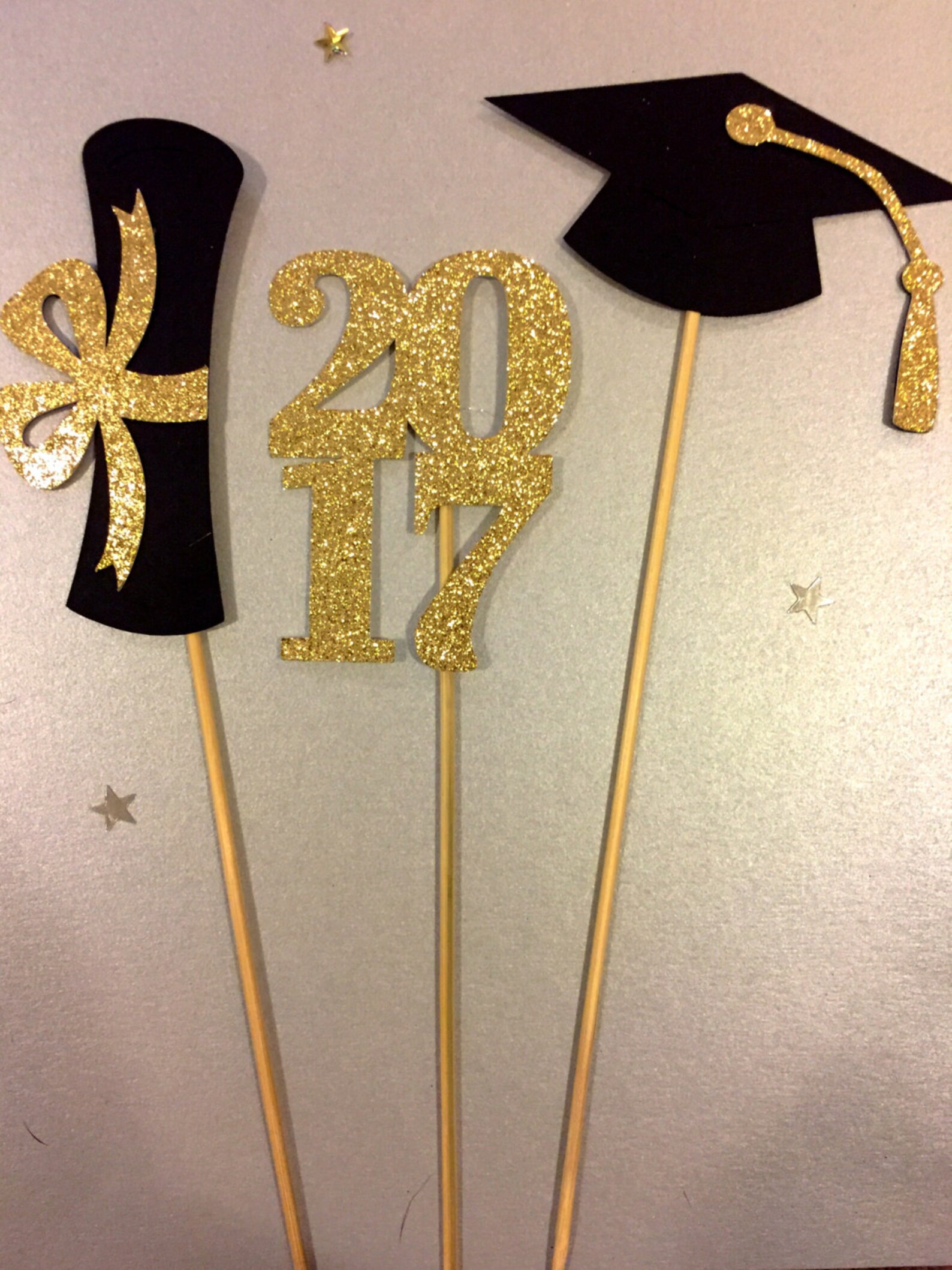 Graduation Centerpiece Sticks 2017 Graduation Party Party - Etsy