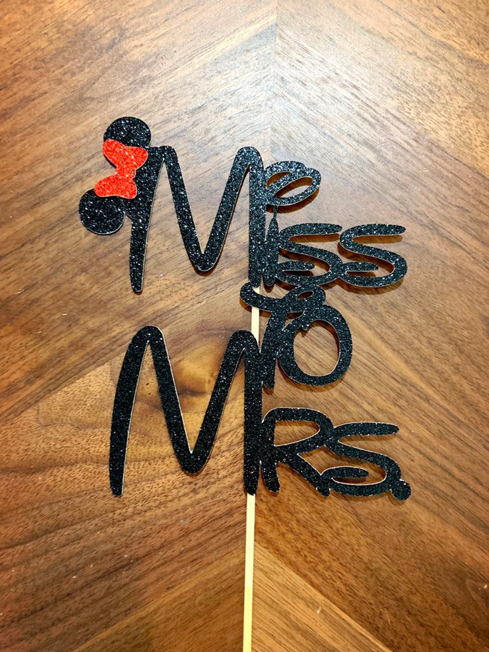 Miss to Mrs Cake Topper, Disney Cake Topper, Minnie Mouse Cake Topper ...