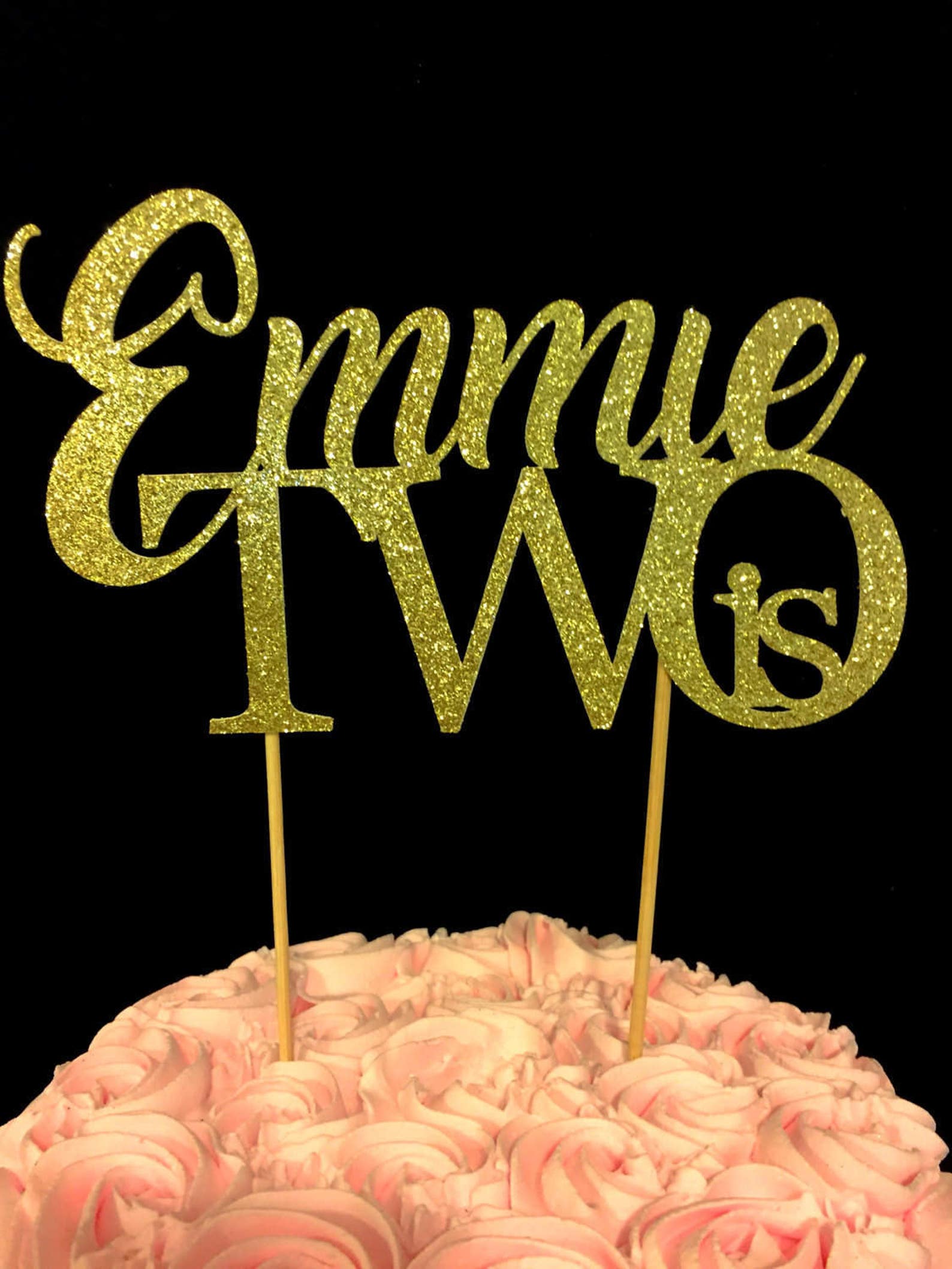Two Cake Topper 2nd Birthday Cake Topper 2 Cake Topper - Etsy