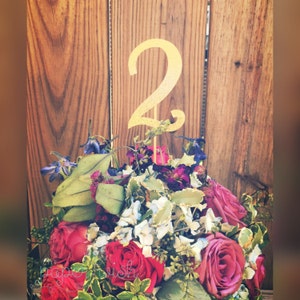 Table Numbers, Centerpiece Numbers, Wedding Table Numbers, Wedding ...