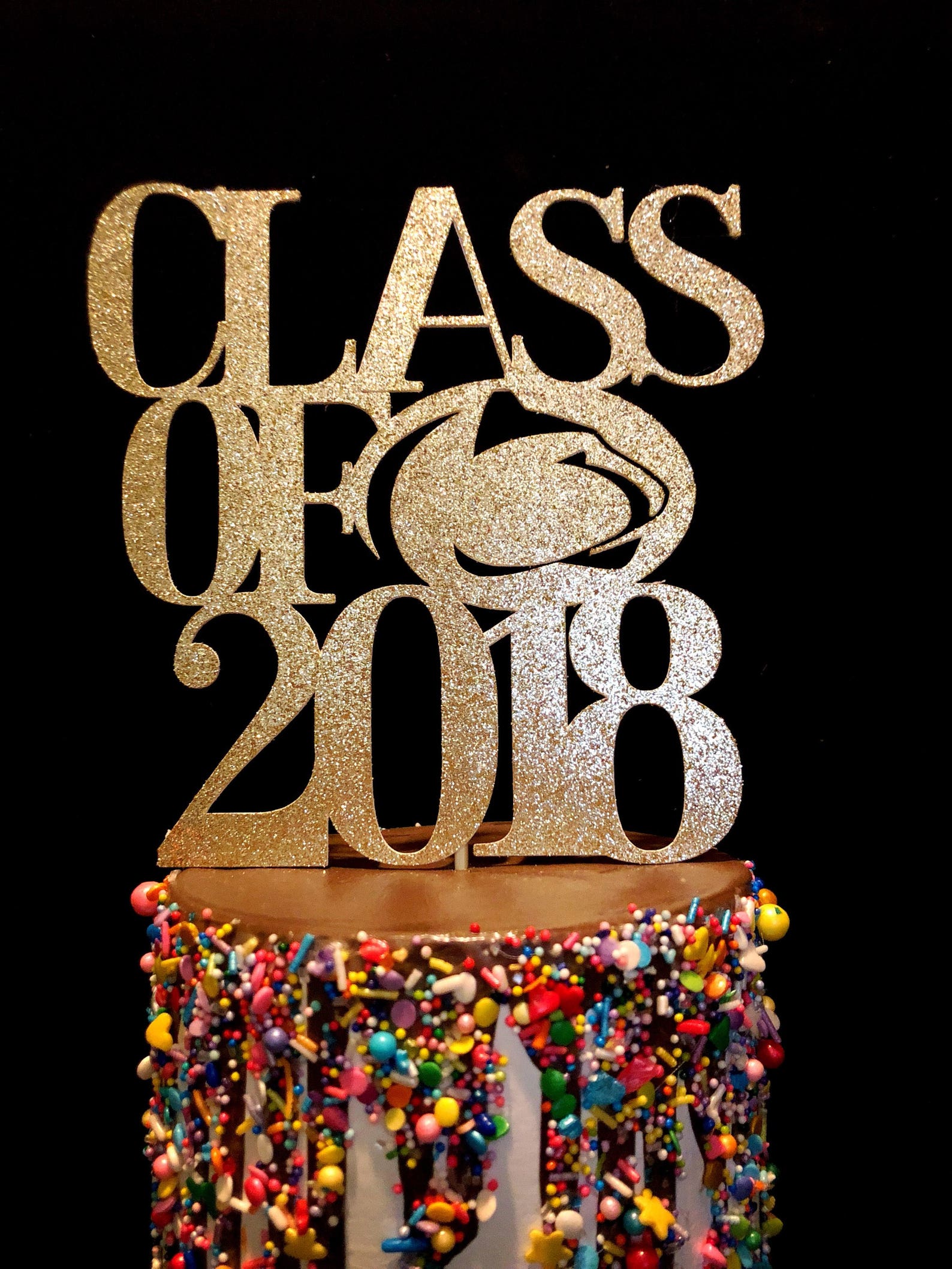 Graduation Cake Topper, Congrats Cake Topper, Congrats, Class or 2023 ...