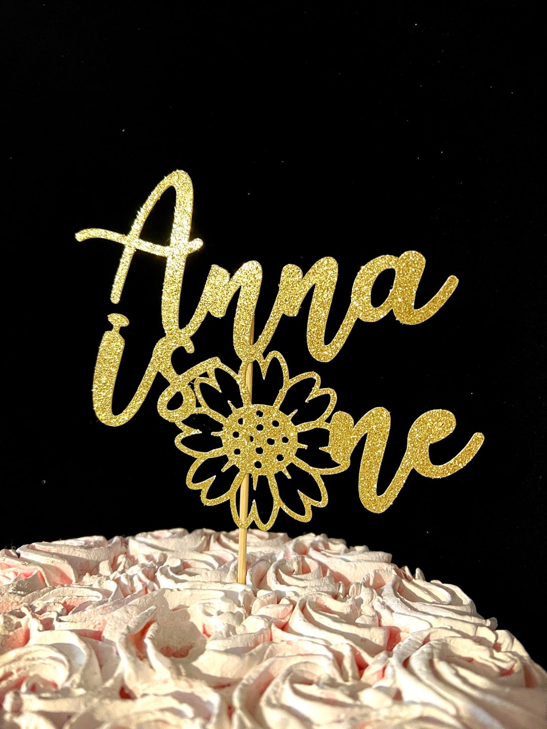 Sunflower Cake Topper, Sunflower Birthday, 1st Birthday, Sunflowers ...