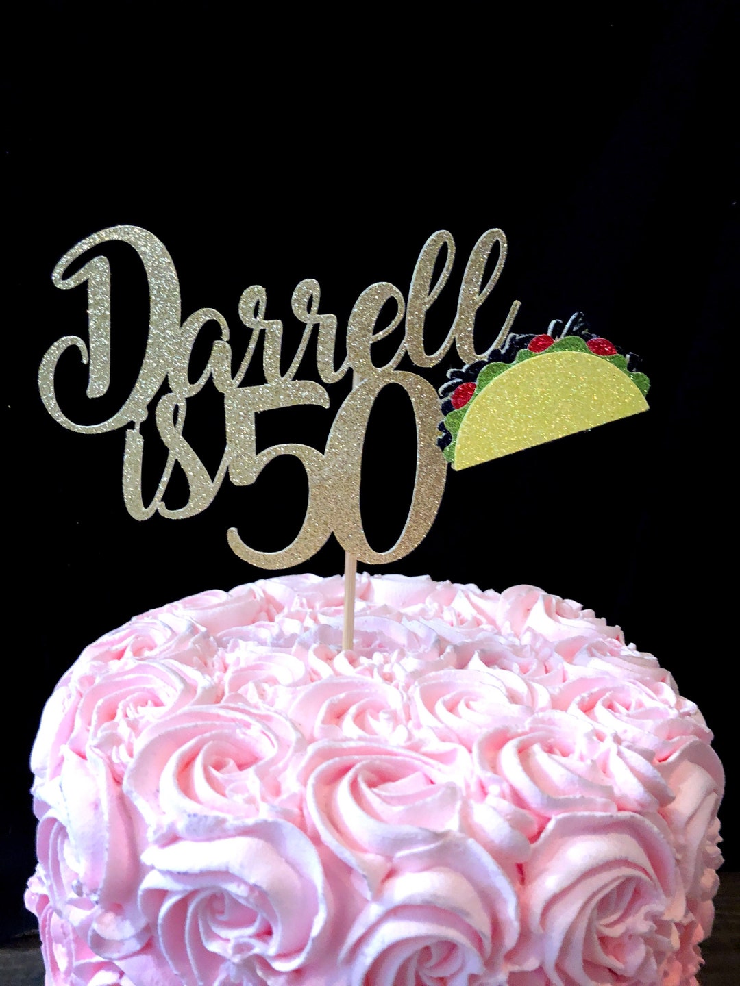 Taco Cake Topper, Fiesta Cake Topper, Fiesta Decorations, 50th Birthday ...